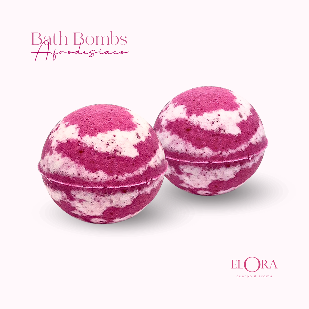 ELORA cuerpo & aroma : Bath Bombs Afrodisiaco o Bombas de Baño para ...