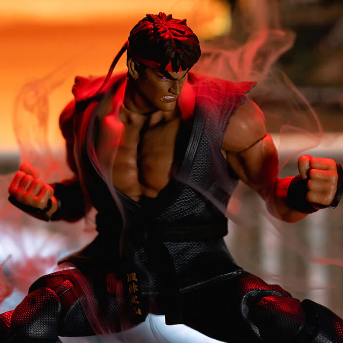 Play Mall All: Muñecos de Colección : ULTRA STREET FIGHTER II EVIL RYU 1/12 SCALE ACTION FIGURE ...