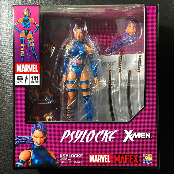 Play Mall All: Muñecos de Colección : Marvel MAFEX 141 Psylocke (Comic ...