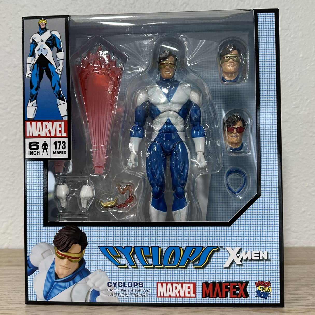 Play Mall All: Muñecos de Colección : Ciclope Marvel MAFEX 173 Cyclops (Comic Variant Suit)