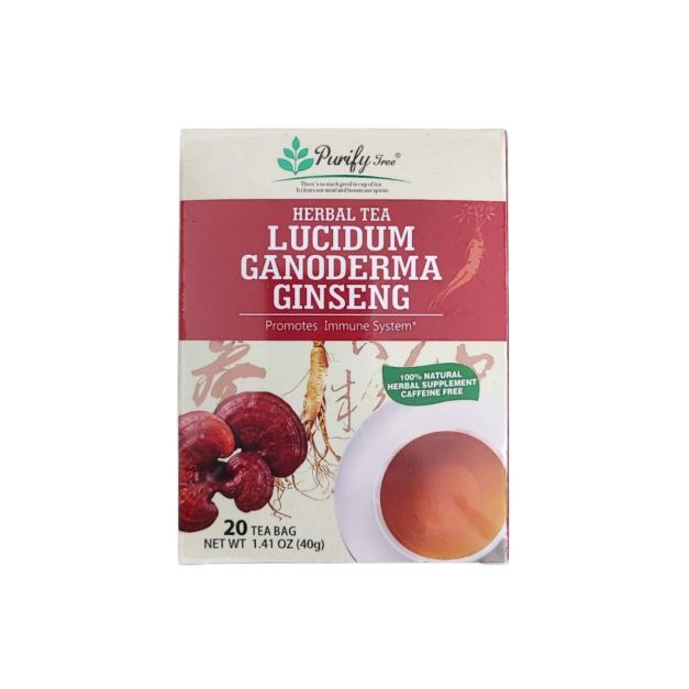 Market Capón : HERBAL TEA LUCIDUM GANODERMA GINSENG 2G*20*100
