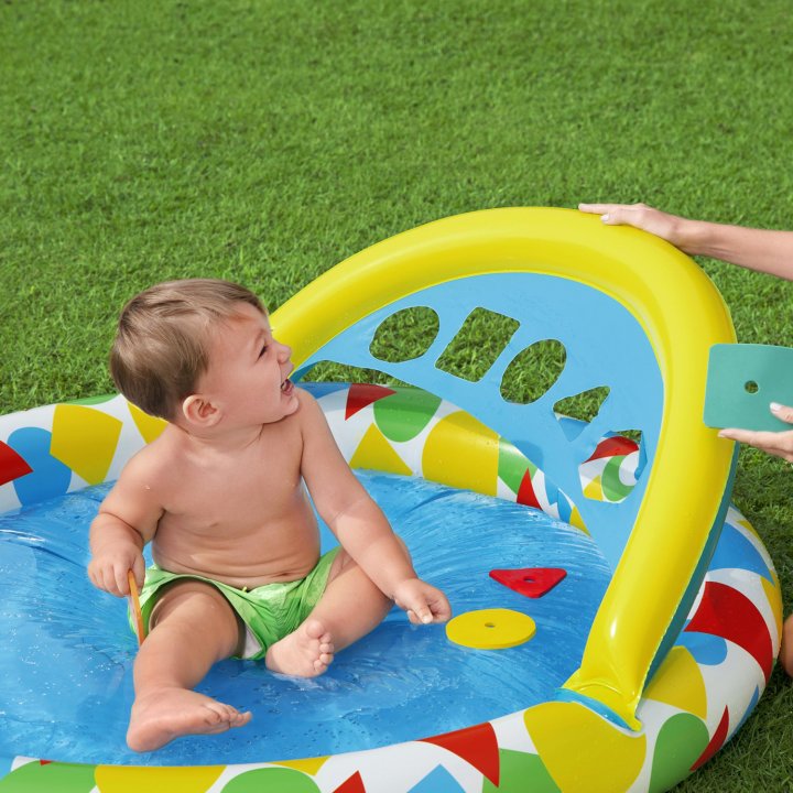 BESTWAY PISCINAS : PISCINA SPLASH & LEARN 1.20 M X 1.17 M X 46 CM