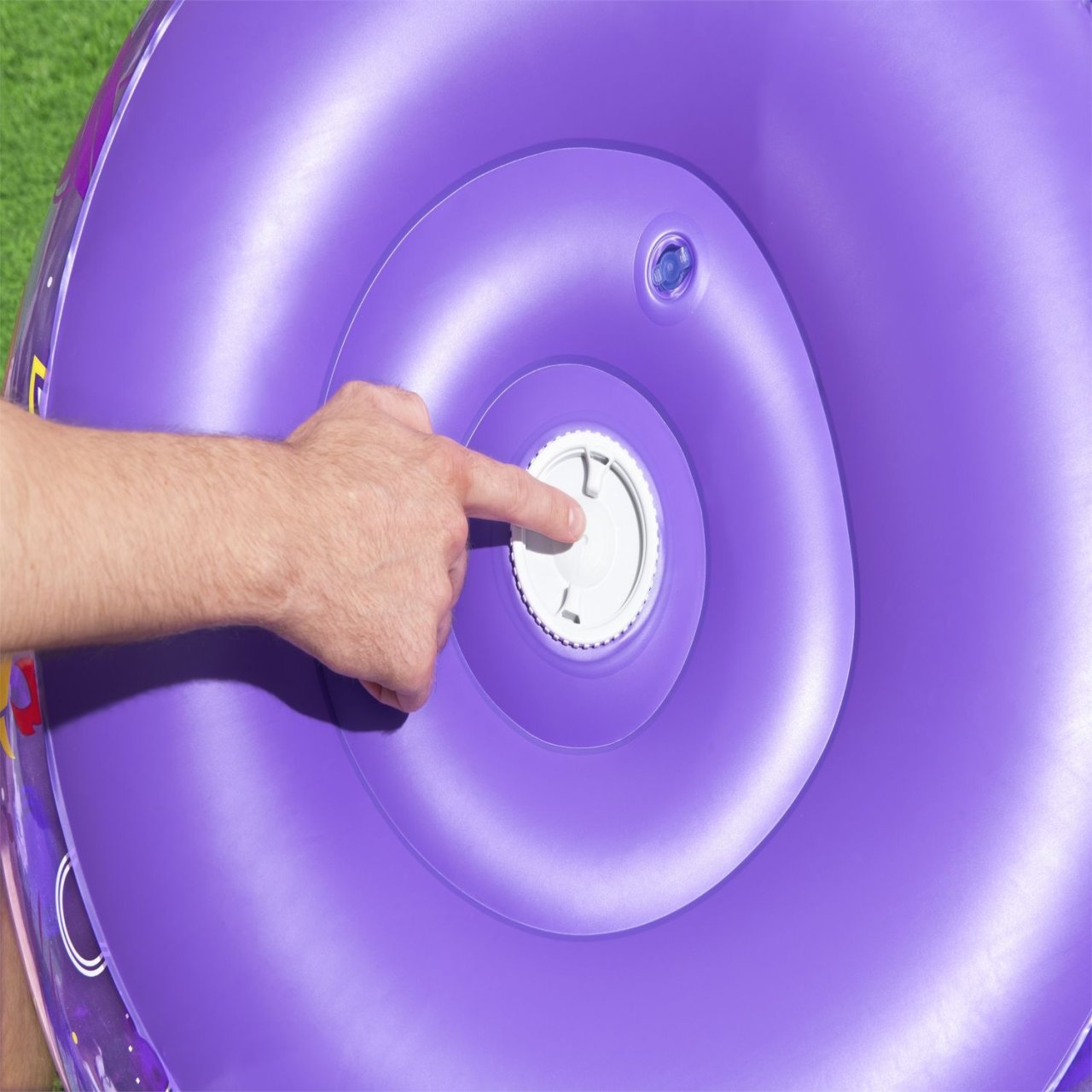BESTWAY PISCINAS : SILLÓN INFLABLE ASTRO LED 72X64CM - BESTWAY