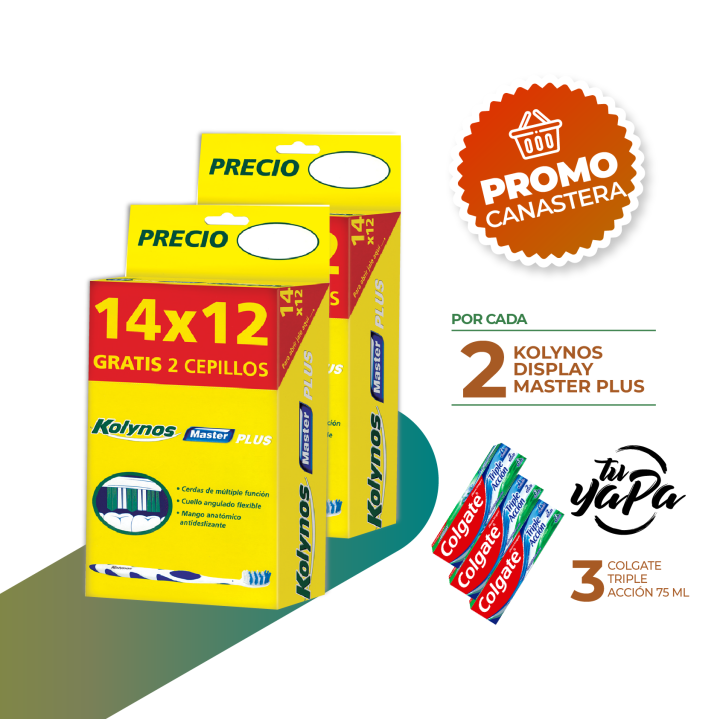 lacanasta.pe : Kolynos Cepillo Master Plus. Paga 12, lleva 14. (02 ...