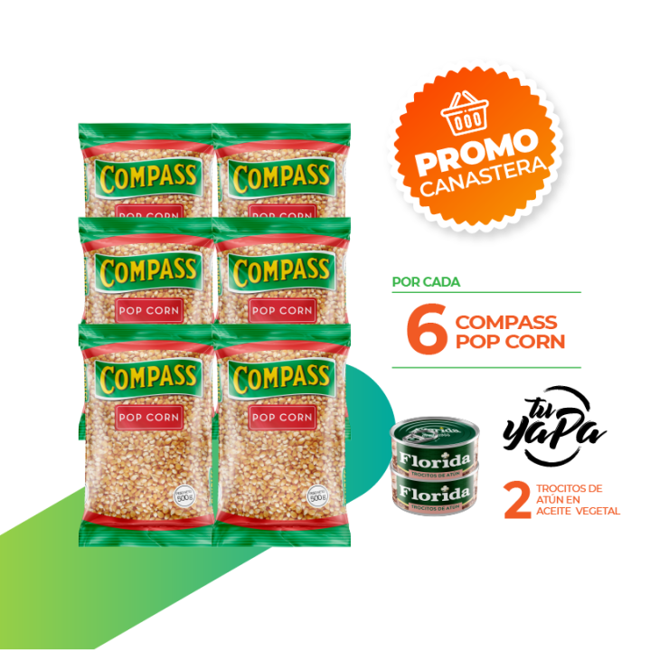 lacanasta.pe : Compass Maíz Pop Corn. Bolsa 500 g. (06 unidades ...
