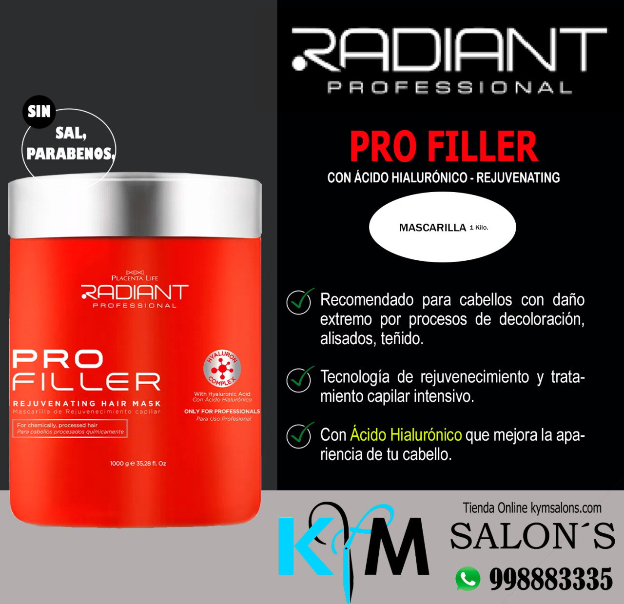 Kymsalons - Venta de Productos exclusivos para el cuidado de tu cabello.