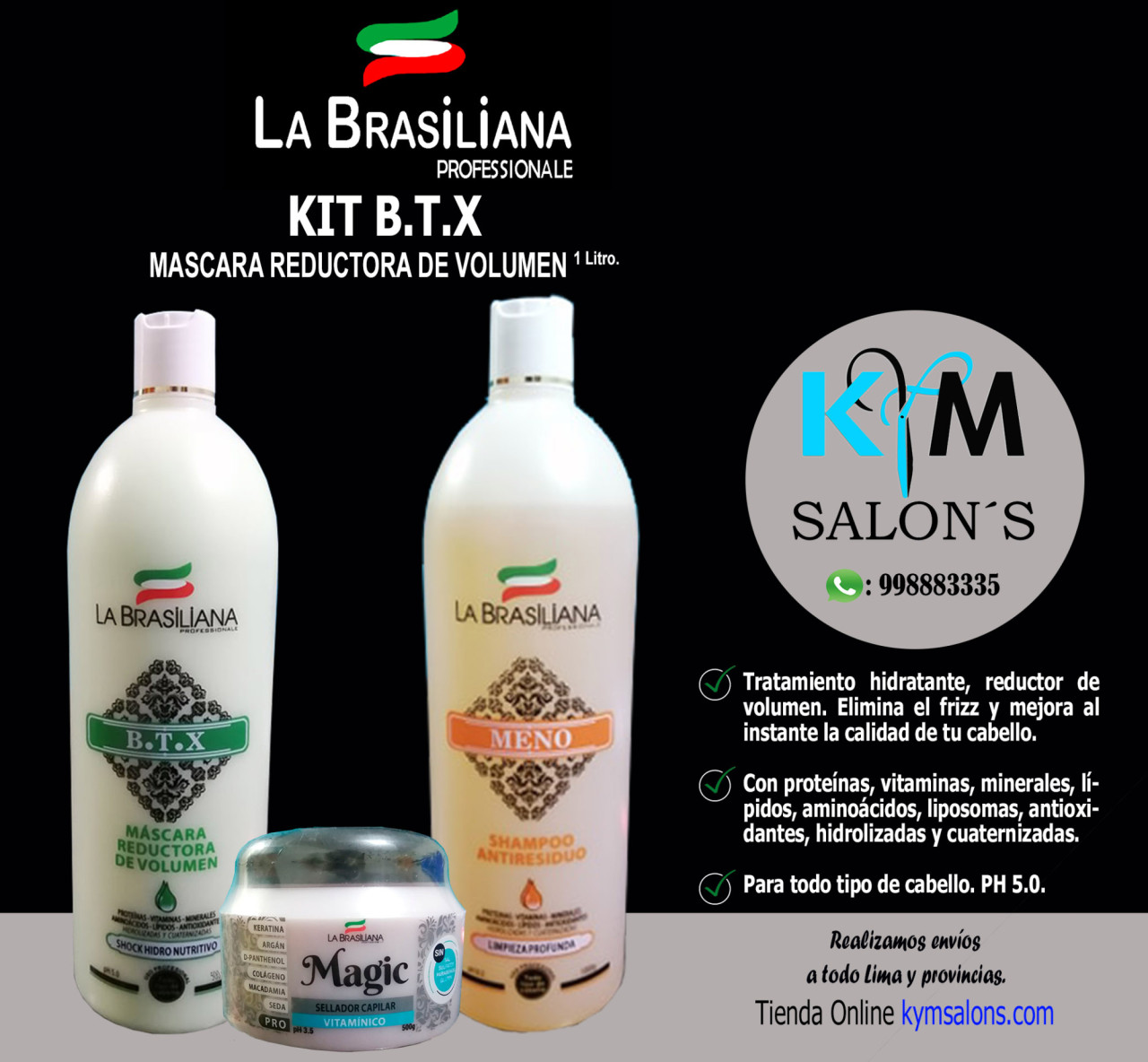 Kymsalons - Venta de Productos exclusivos para el cuidado de tu cabello.