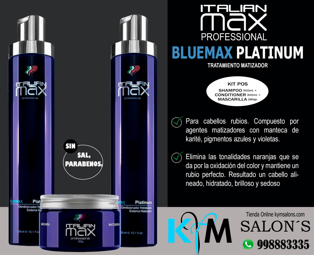 Kymsalons - Venta de Productos exclusivos para el cuidado de tu cabello.