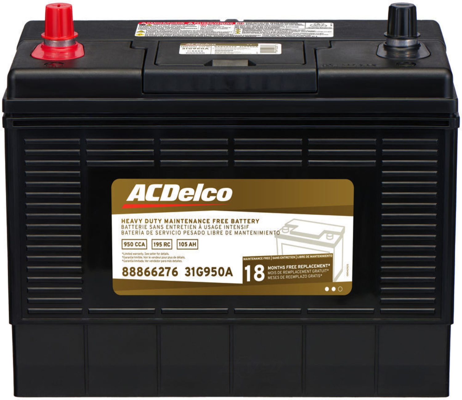 Garage Store : AcDelco - Batería automotriz 31G95OA - Garage Store