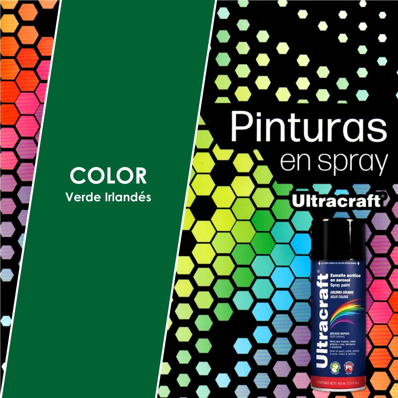 Garage Store : Ultracraft - Pintura spray, Verde - Garage Store