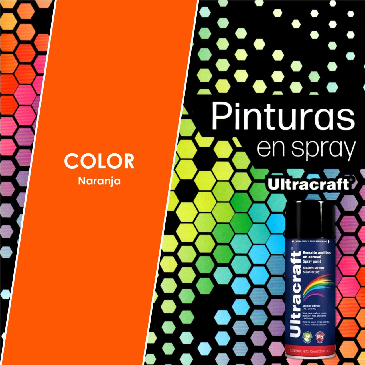 Garage Store : Ultracraft - Pintura spray, Naranja - Garage Store