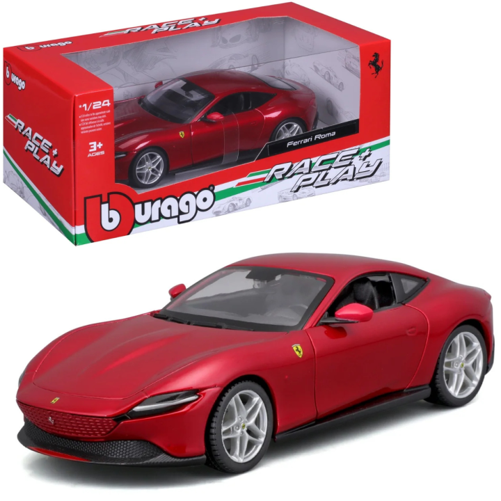 INTEK PERU TOY STORE : Ferrari Roma Rossa 1:24 – Modelo Coleccionable ...