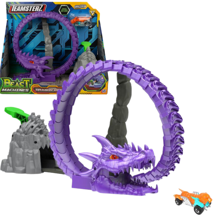 INTEK PERU TOY STORE : TEAMSTERZ Beast Machines Pista Dragón Destructor ...
