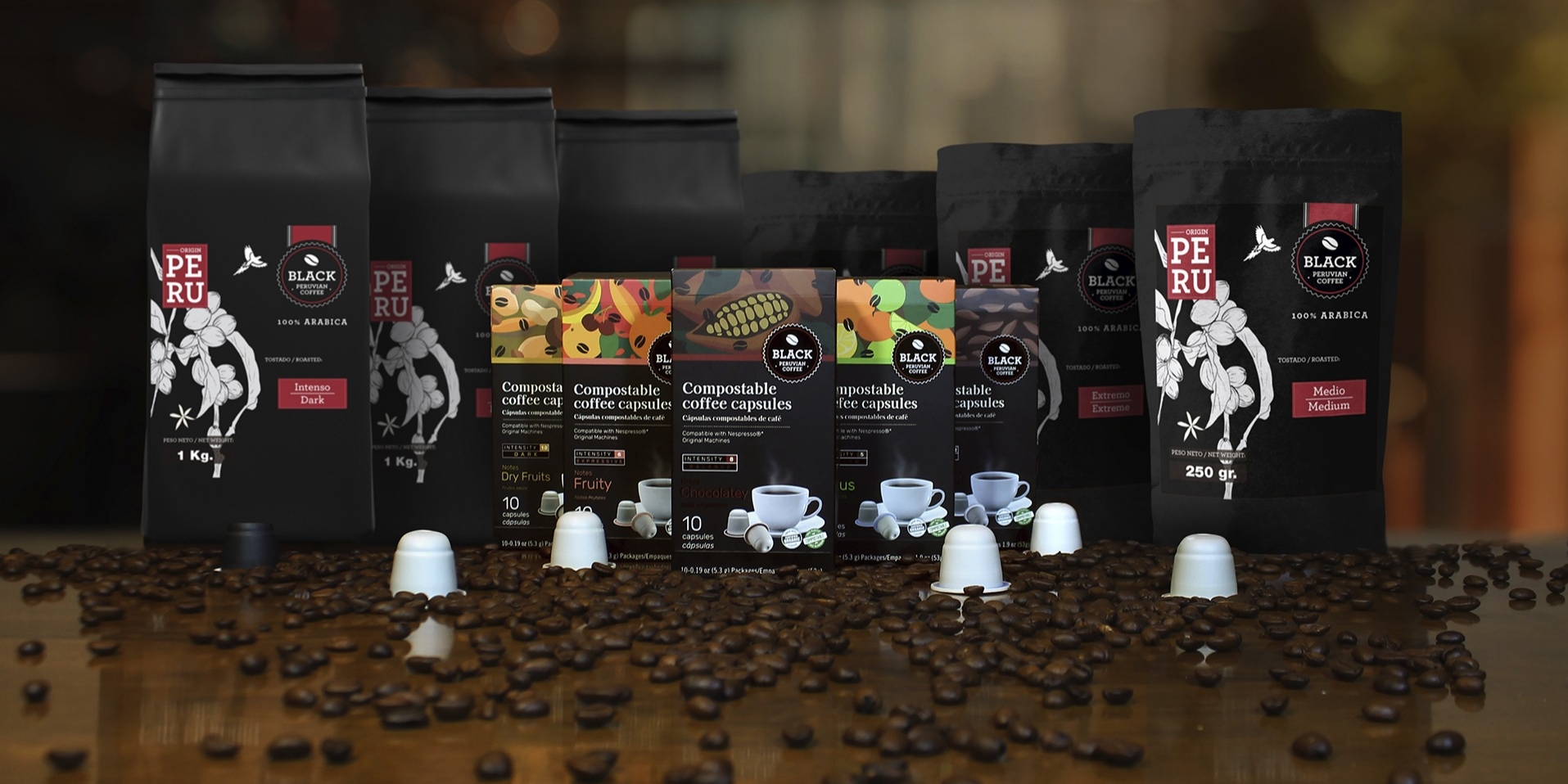 Black Peruvian Coffee