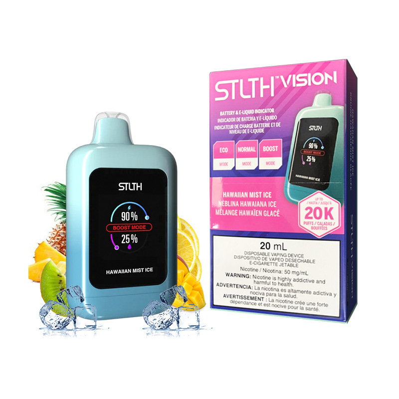 WISGO VAPERS PERU : STLTH VISION HAWAIIAN MIST ICE 20 000 PUFFS