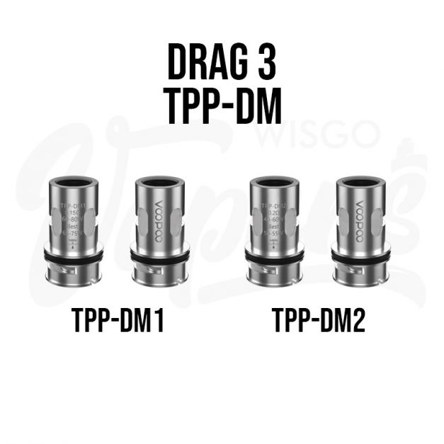 WISGO VAPERS PERU : RESISTENCIA VOOPOO TPP DM / DRAG 3