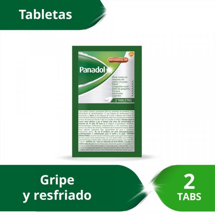 detodounpoco : Panadol Antigripal NF Tableta