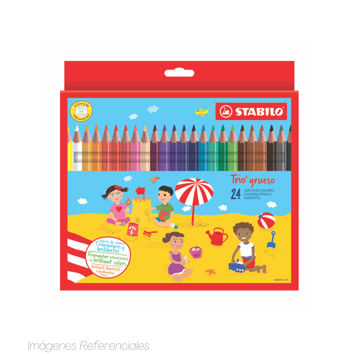 MisÚtilesPe : COLORES TRIO JUMBO STABILO X24