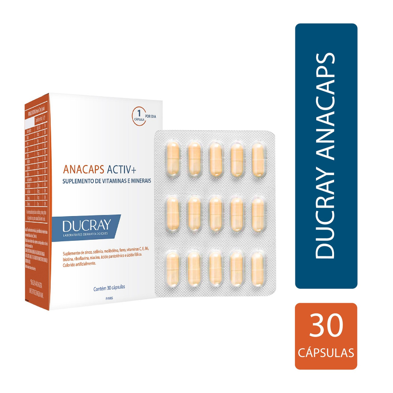 Ducray Peru - Tienda Oficial : DUCRAY ANACAPS 30 CAPSULAS
